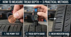 Tire Tread Depth Chart: Easy Guide to Replace Tires Safely