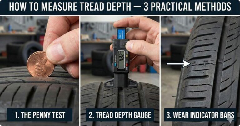Tire Tread Depth Chart: Easy Guide to Replace Tires Safely