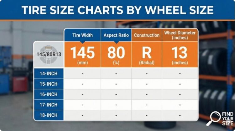 Tire Size Chart 2026: Complete Guide to All Tire Sizes