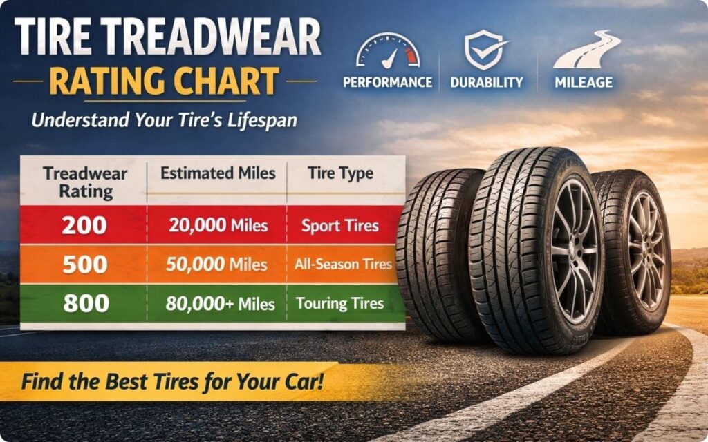 Tire Treadwear Rating Chart Explained (2026)